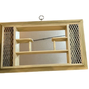 MCM Mirror Shadow Box Shelf - Retro Home Décor -1957 Windsor Illinois ...