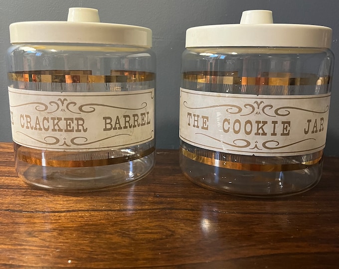 Vintage Pyrex - Mid Century Pyrex Cookie Jar & Cracker Barrel ...