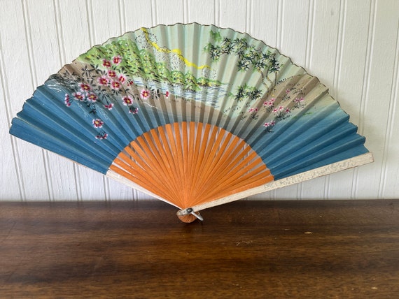 Vintage hand fans for sale store