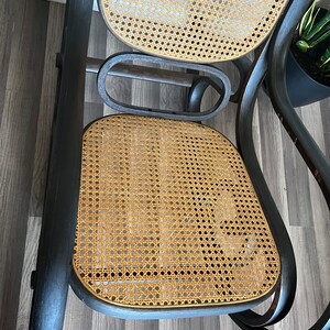 Vintage ROCKING CHAIR MCM Thronet Style Bentwood Rocker Boho Home Décor ...