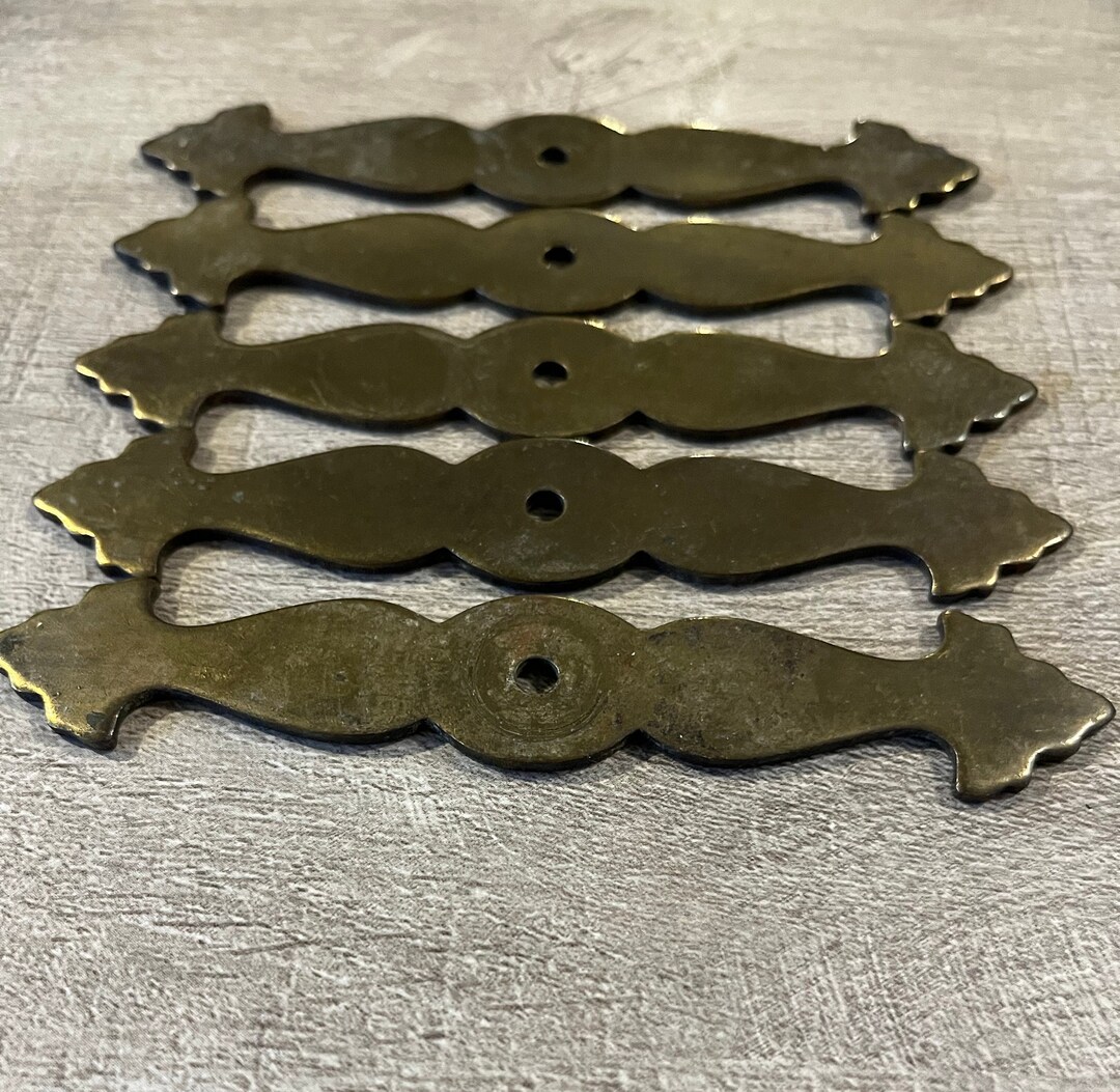 Vintage Cupboard Drawer Pull Knob - Backing Plate - Individually Priced ...