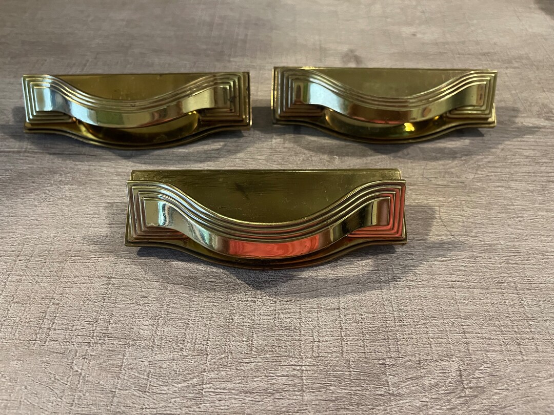 1990's Drawer Pulls Individually Priced KBC Keeler Brass MCM Brass ...