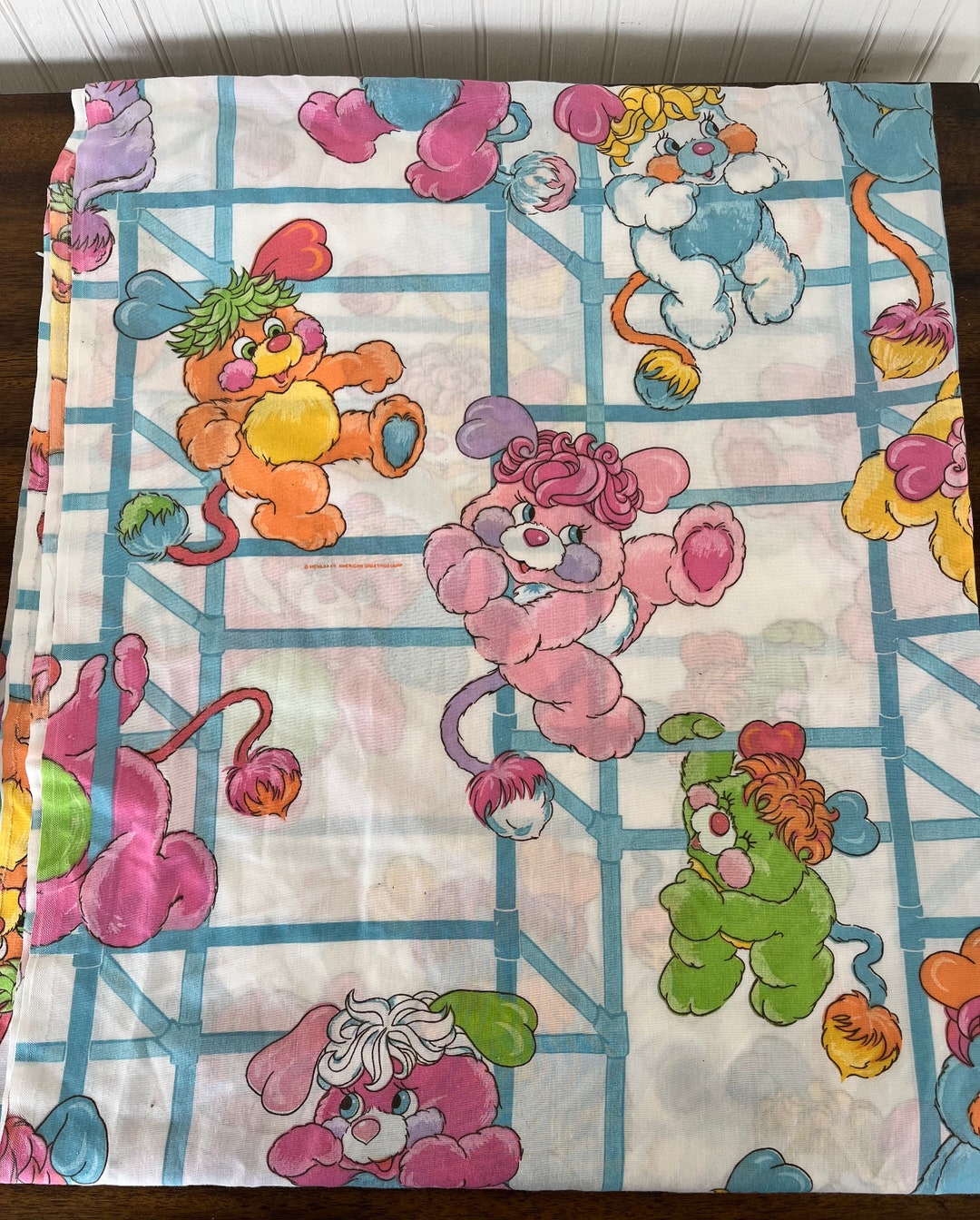 1980's Popples Sheet Set - Full Size - Vintage Flat and Fitted Sheets ...