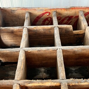 Vintage 1970s 24 Bottle Coca Cola Wood Crate From Chattanooga - Rustic ...