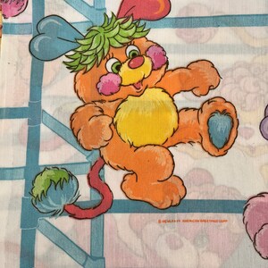 1980's Popples Sheet Set - Full Size - Vintage Flat and Fitted Sheets ...