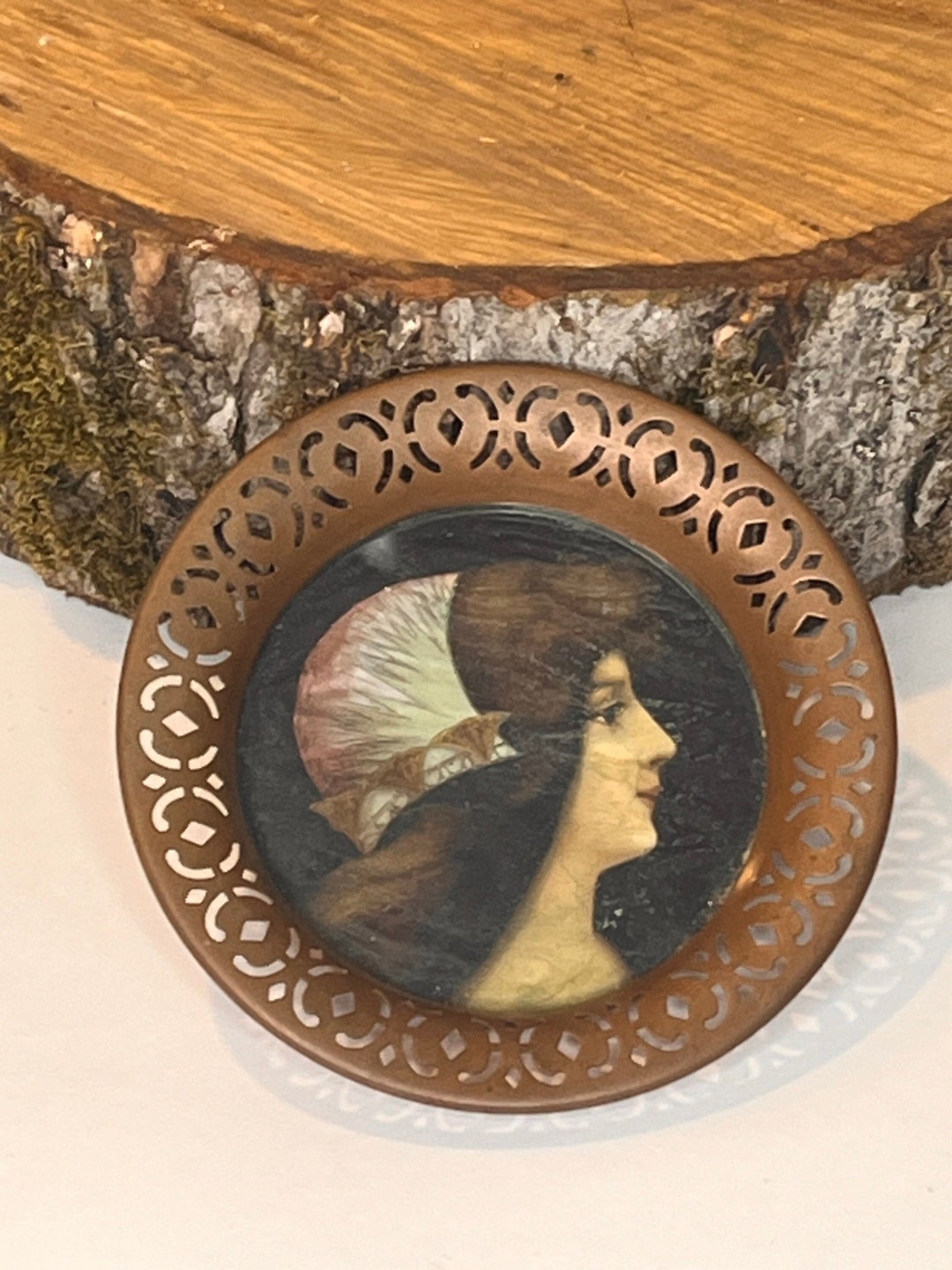 Elegant Vintage Brass Dish by S. Sternau & Co. NY Small Trinket Dish ...