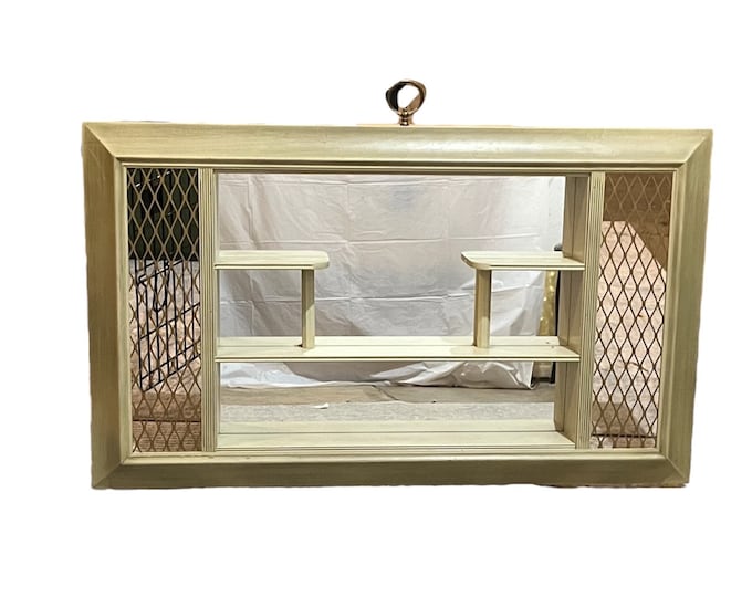 MCM Mirror Shadow Box Shelf - Retro Home Décor -1957 Windsor Illinois ...