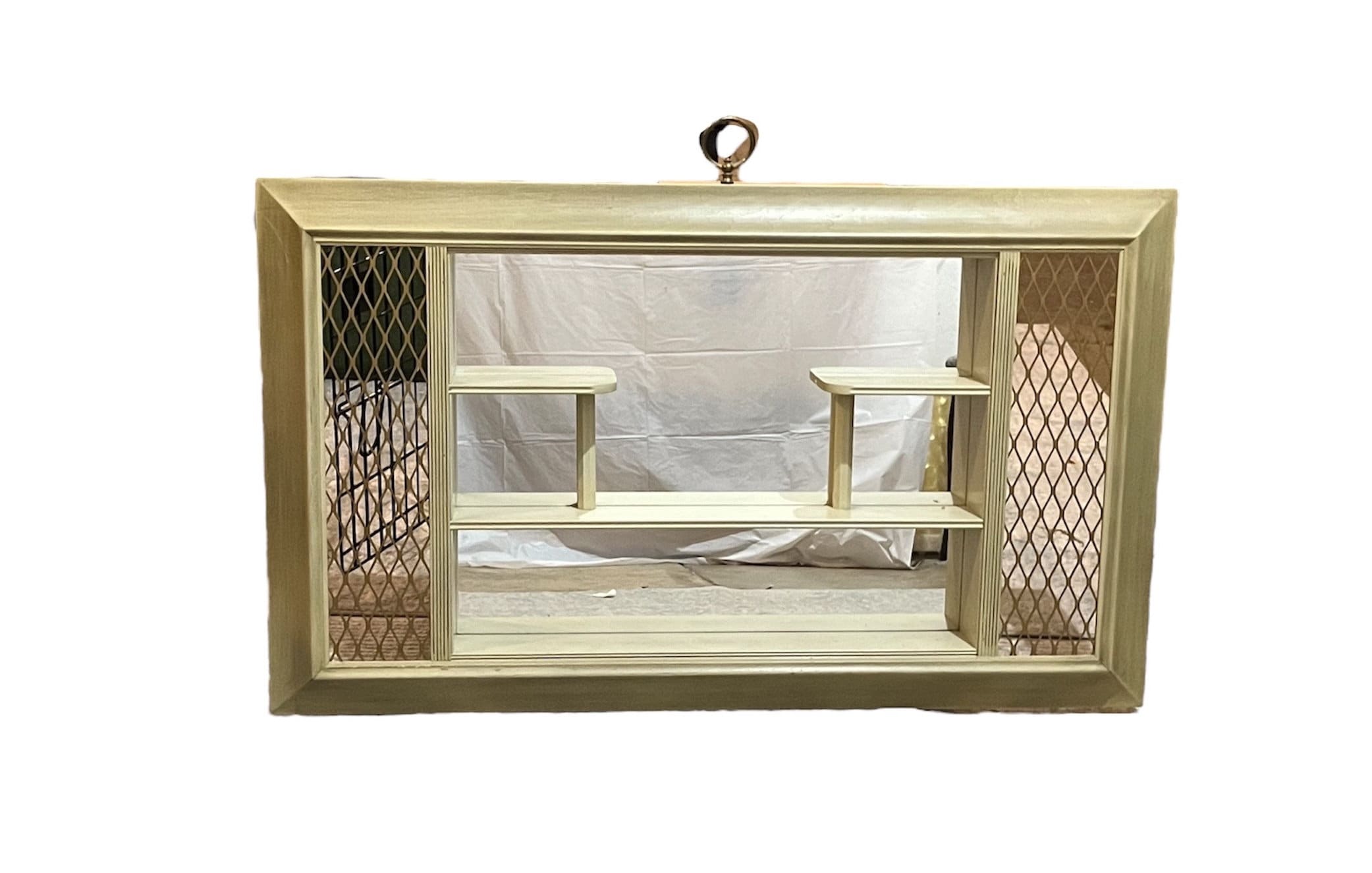MCM Mirror Shadow Box Shelf - Retro Home Décor -1957 Windsor Illinois ...
