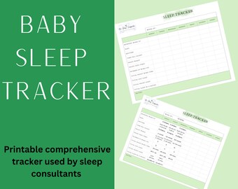 New Baby Sleep Chart - Etsy