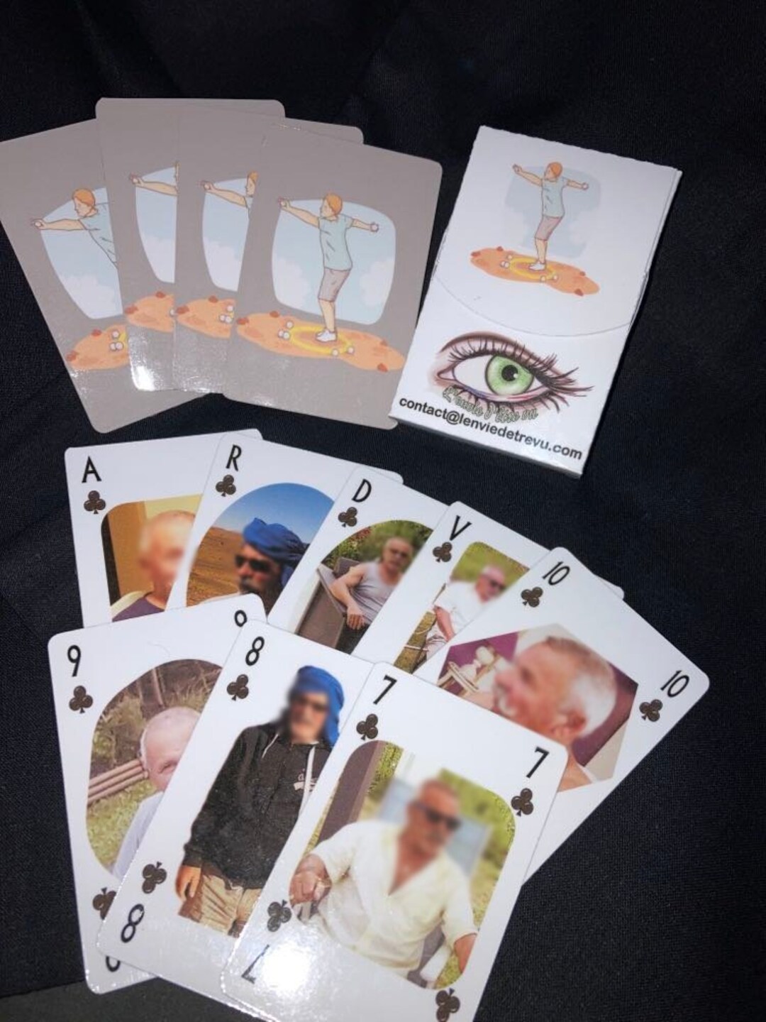 Personalized Card Game 32 Different Cards and Its Personalized Box ...