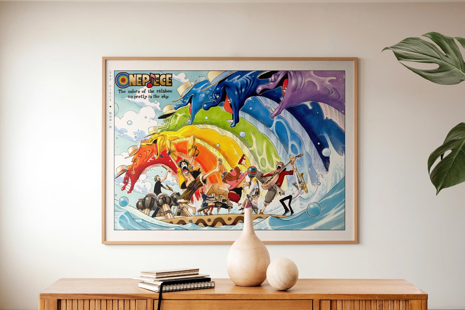 Anime Wall Art | Eiichiro Oda Manga Poster and Frame - Etsy