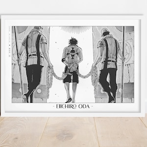 Anime Poster | Framed Eiichiro Oda Art Prints - Etsy