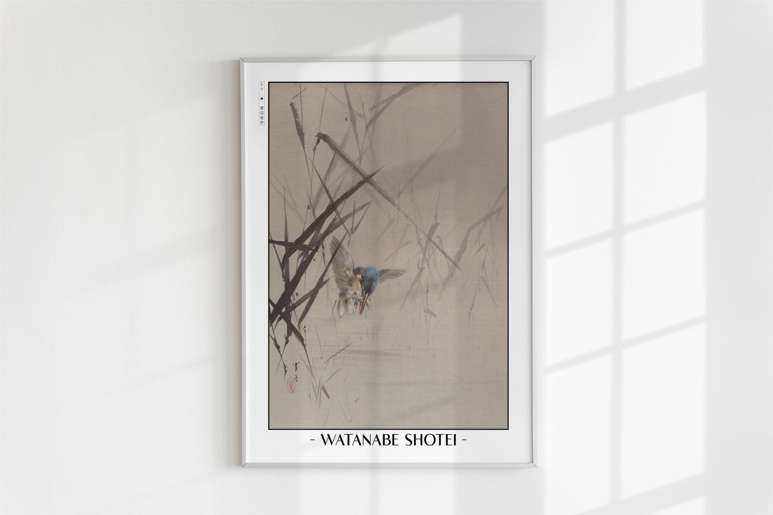 Watanabe Shotei Bird Ukiyo-e Print: Japanese Art on Archival Matte ...