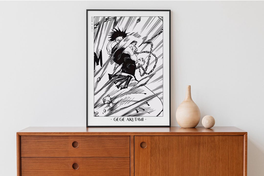 Anime Poster Wall Art - Manga Gift Ideas, Manga Panel Poster, Anime ...