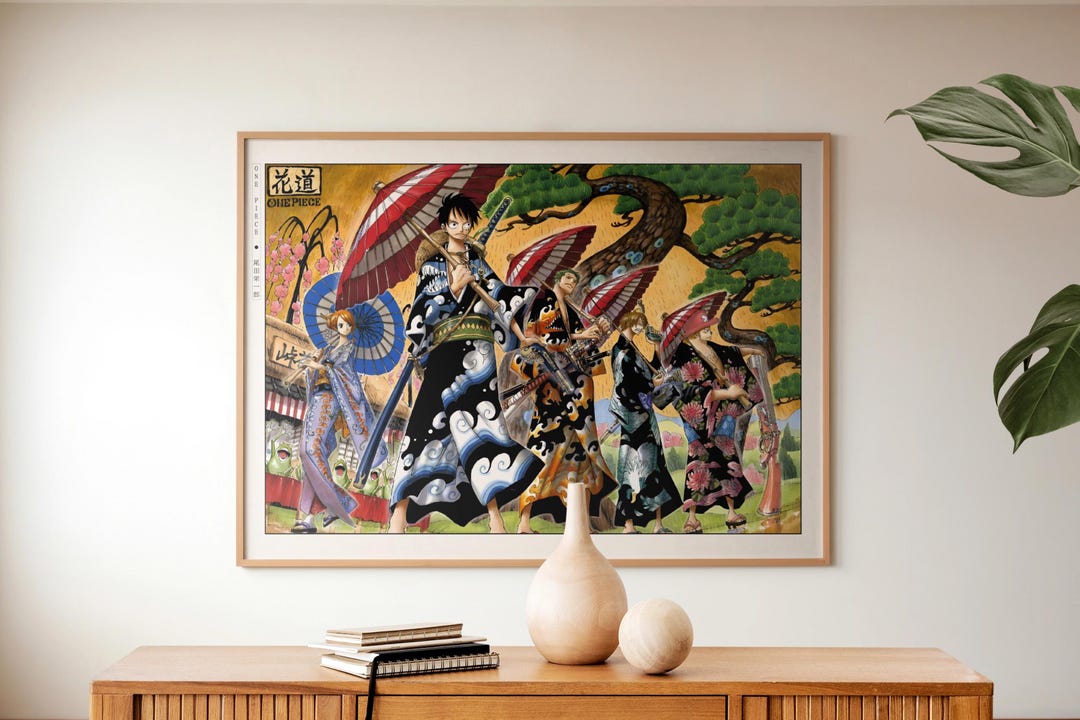 Anime Poster Wall Art - Manga Gift Ideas, Shonen Manga Present, Anime ...