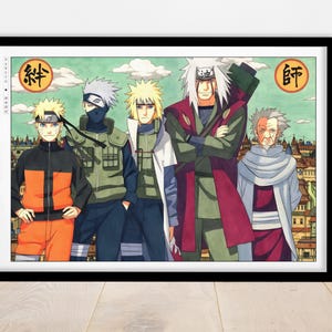 Anime Wall Art | Masashi Kishimoto Manga Poster and Frame - Etsy