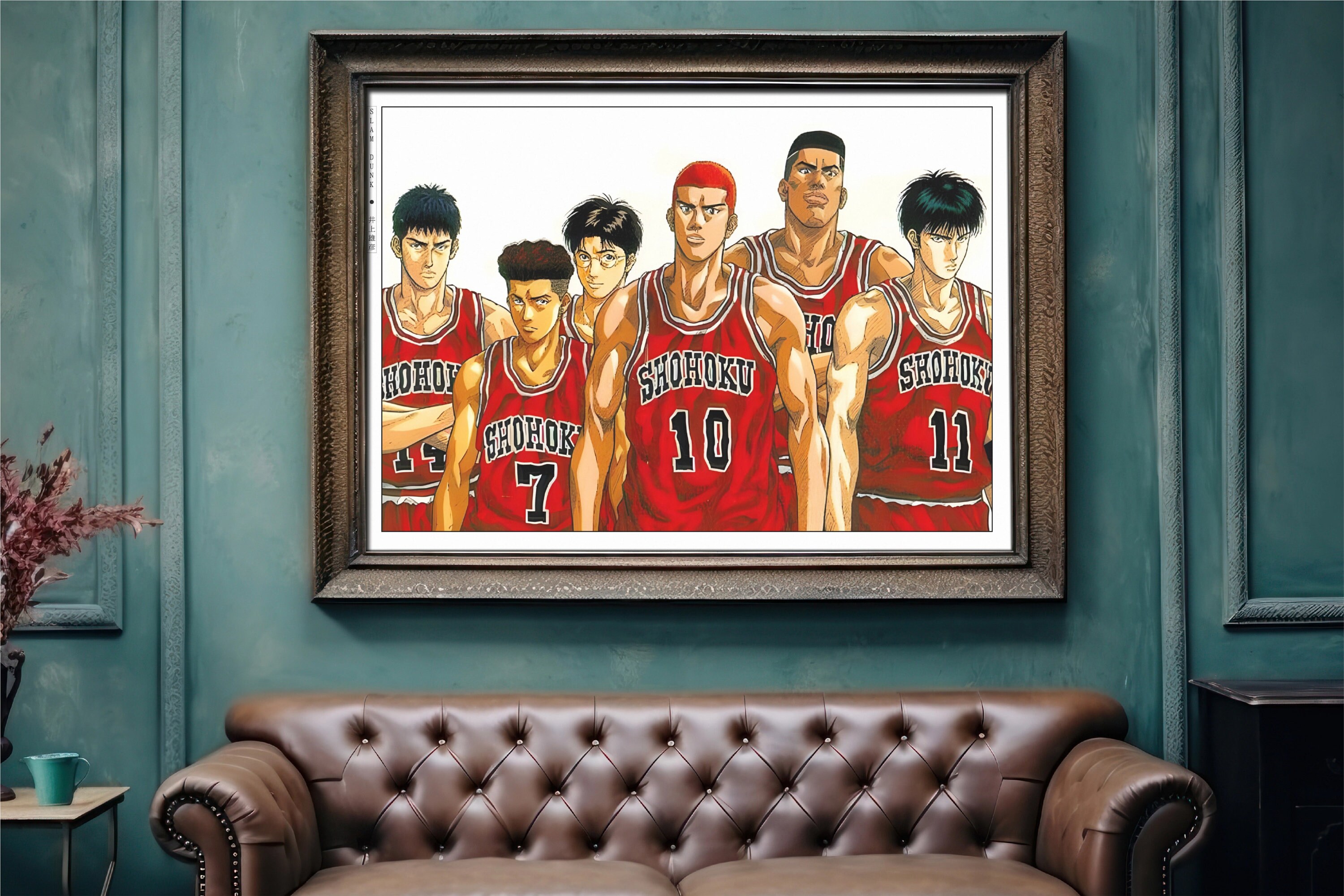 Slam Dunk Manga Art Print Basketball Poster Sakuragi Wall - Etsy