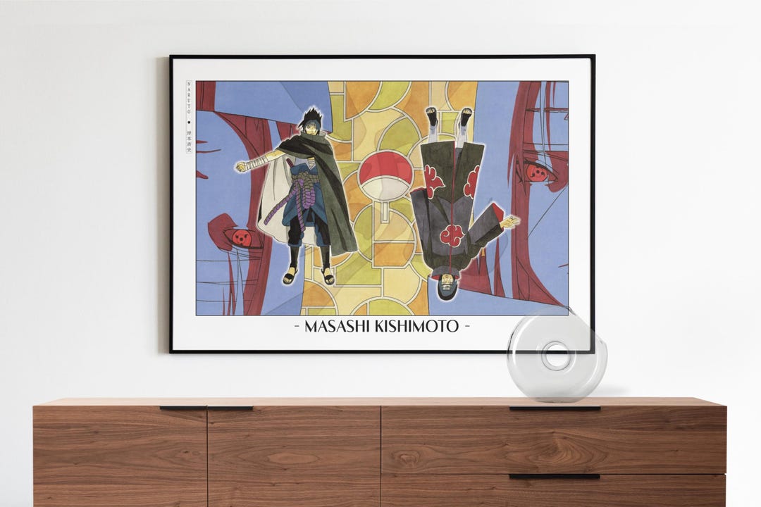 Anime Poster | Framed Masashi Kishimoto Art Prints - Etsy