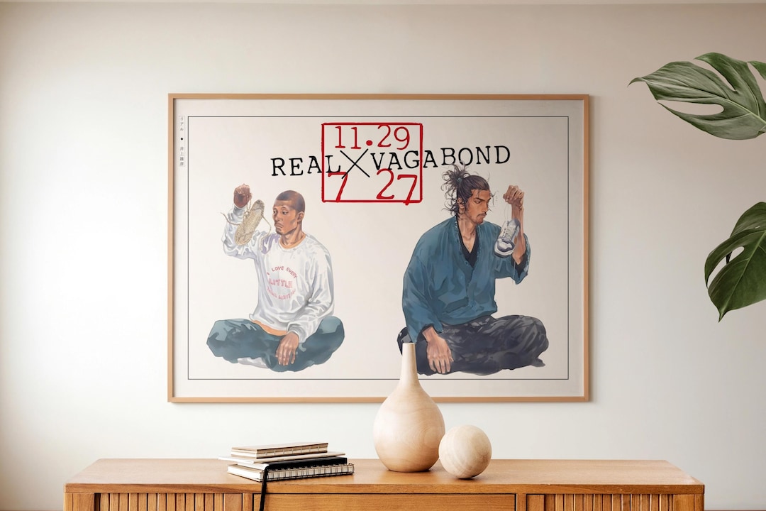 Vagabond X Real Manga Wall Art - Manga Artwork, Basketball Print, Manga ...