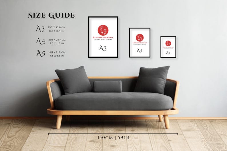 Anime Wall Art | Eiichiro Oda Manga Poster and Frame - Etsy
