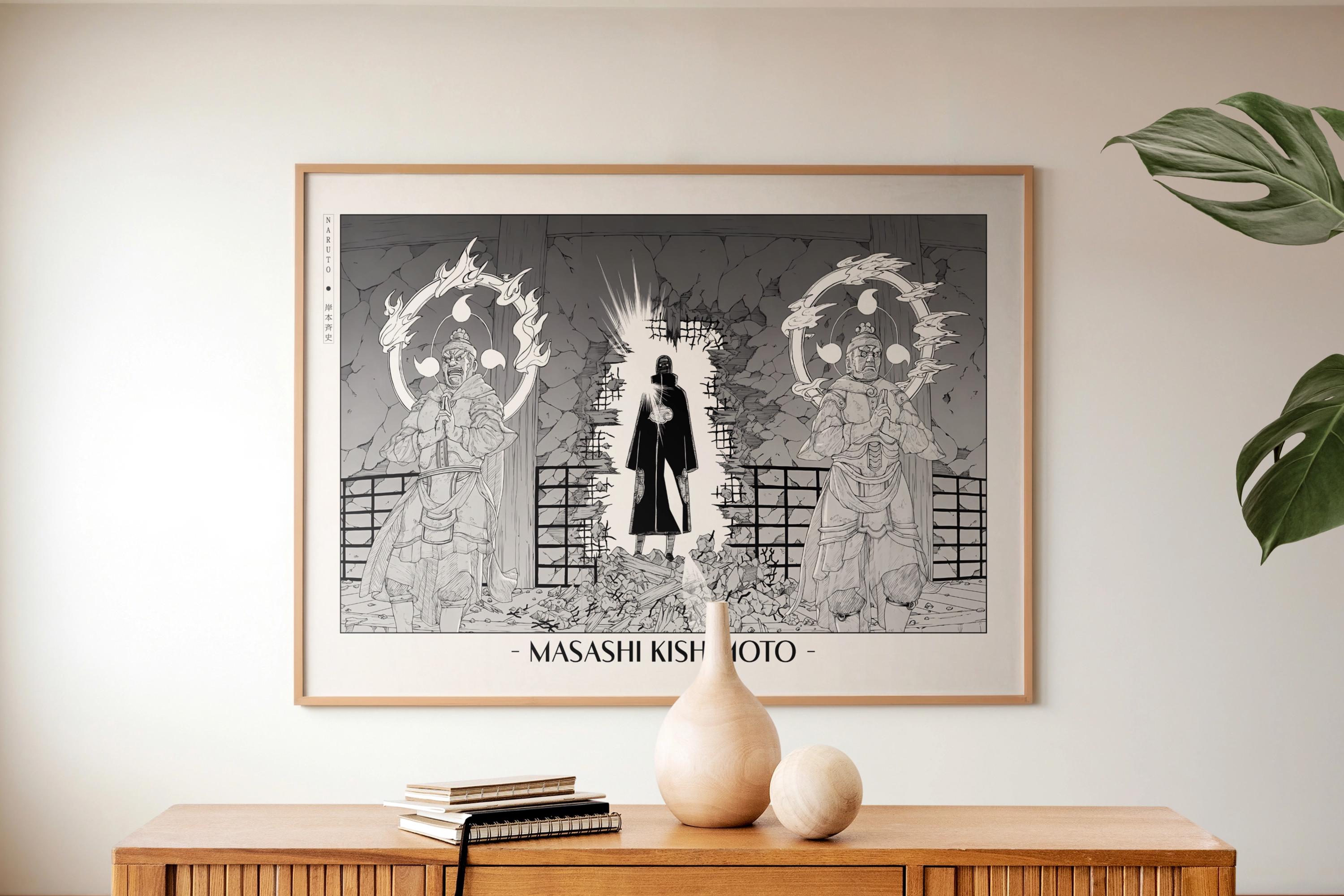 Anime Poster | Framed Masashi Kishimoto Art Prints - Etsy