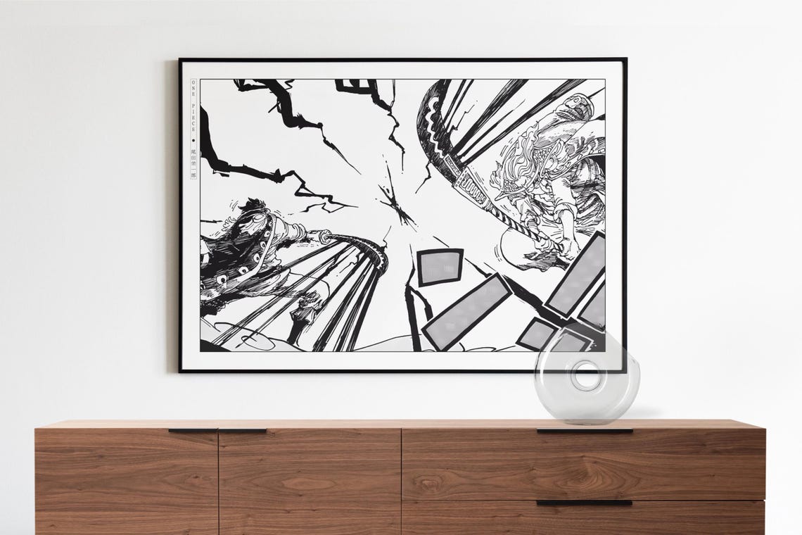 Anime Wall Art | Eiichiro Oda Manga Poster and Frame - Etsy