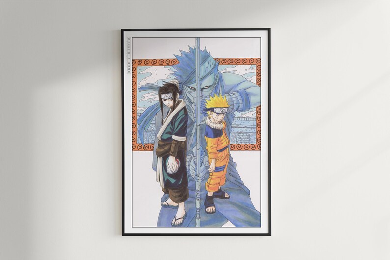 Anime Wall Art | Masashi Kishimoto Manga Poster and Frame - Etsy