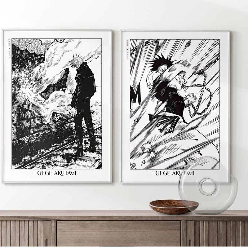 Jjk Manga Panel Print - Etsy