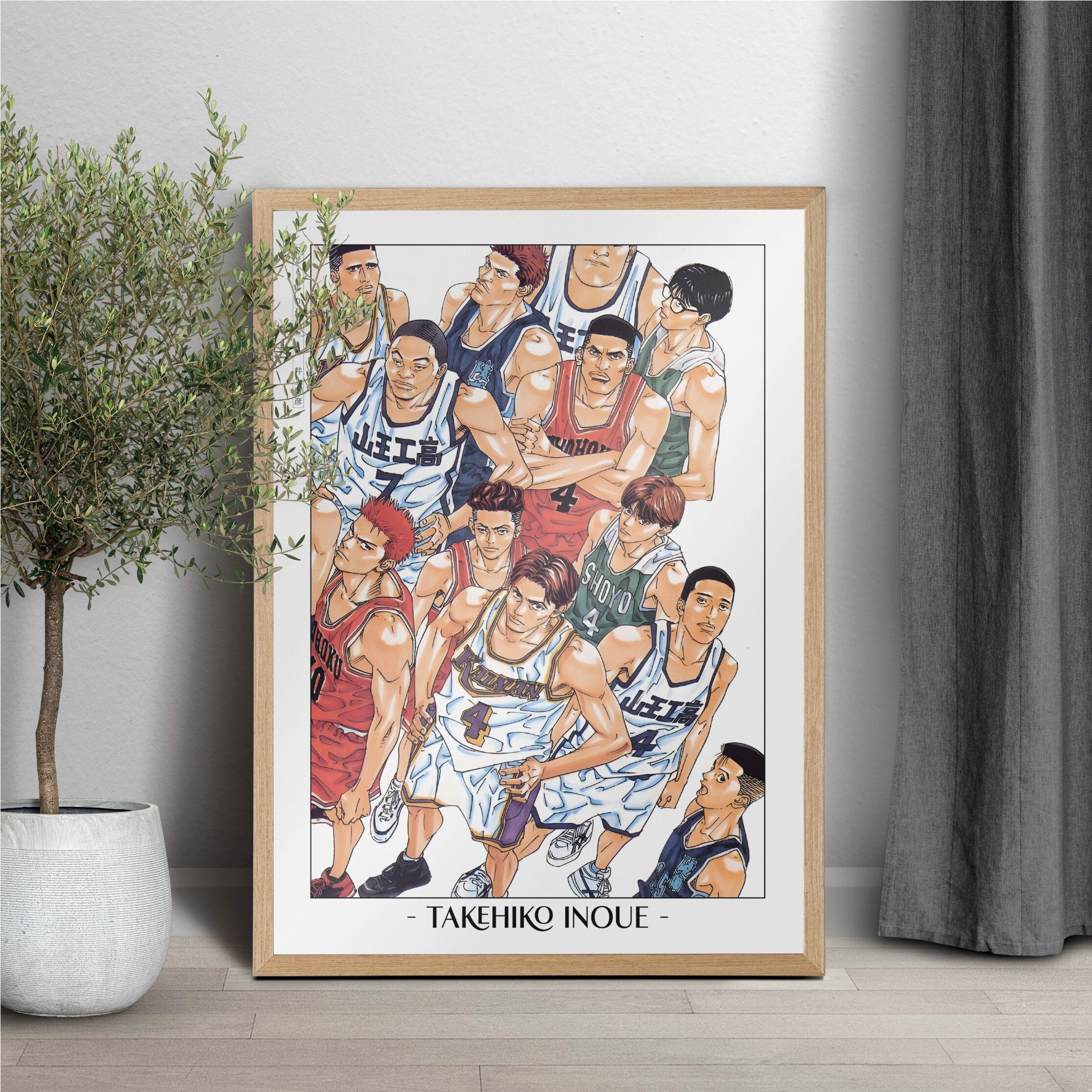 Slam Dunk Manga Art Print Basketball Poster Sakuragi Wall - Etsy