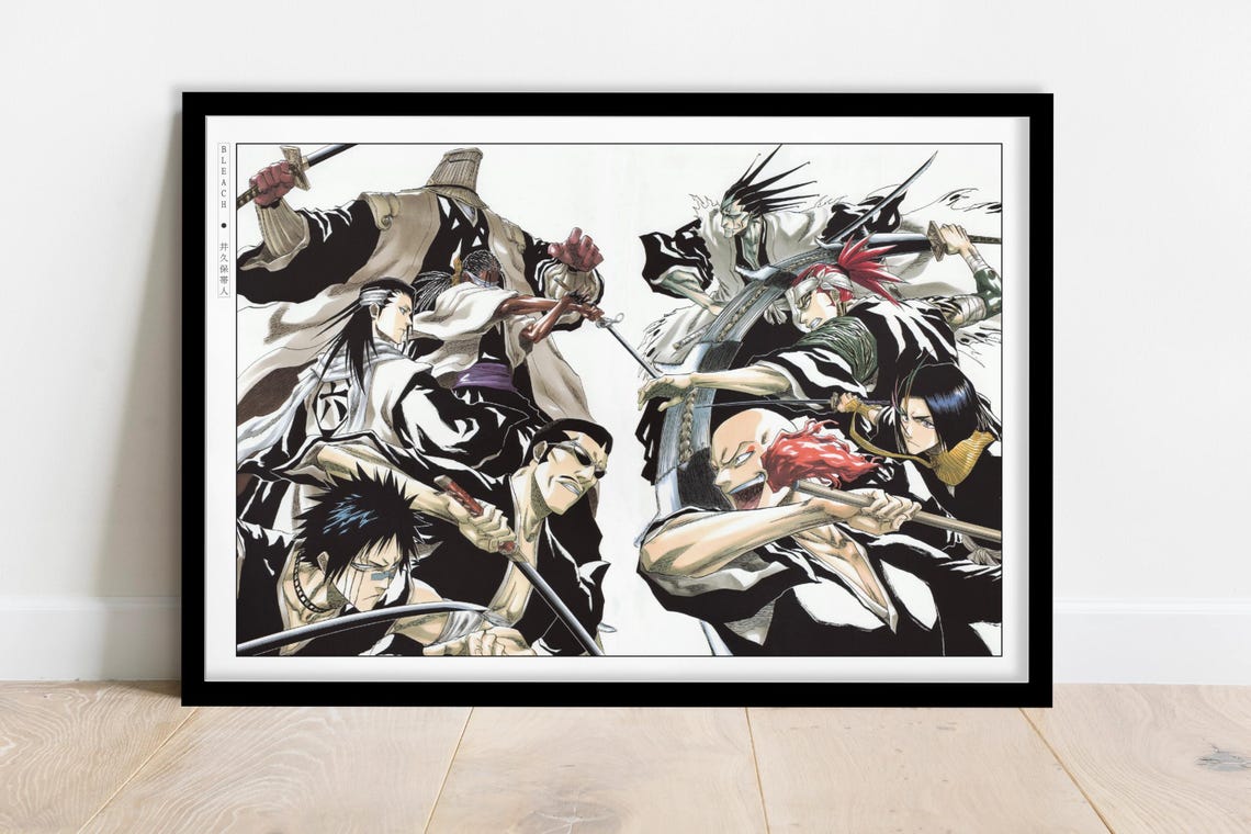 Anime Wall Art | Tite Kubo Manga Poster and Frame - Etsy