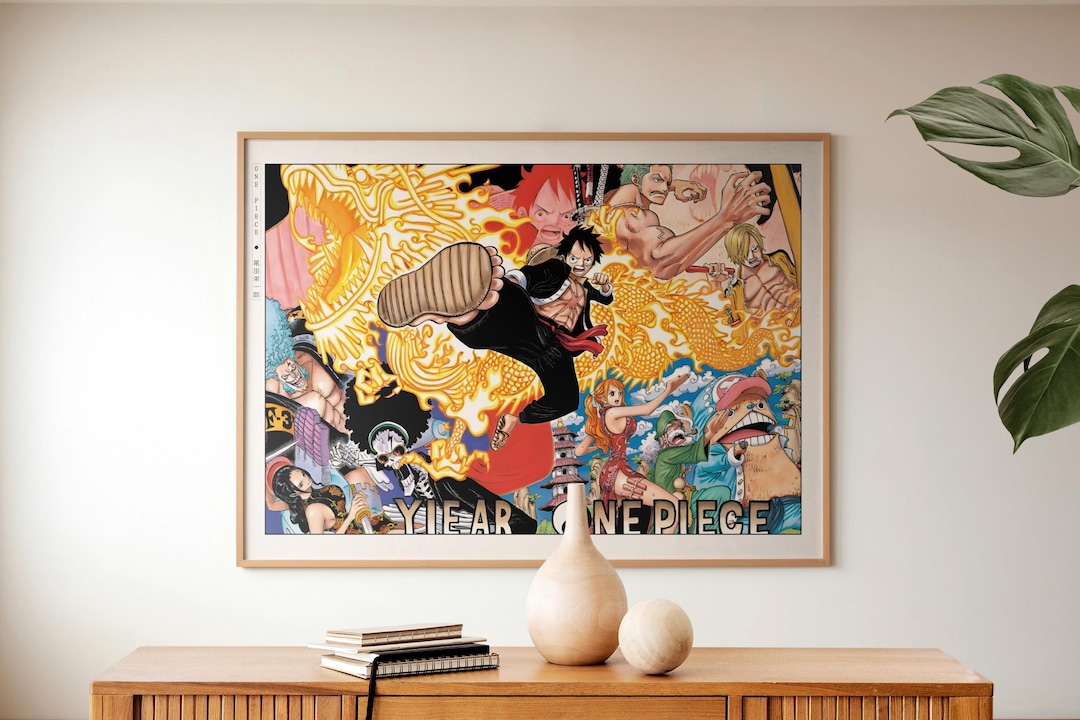 Shonen Anime Poster | Eiichiro Oda Art Print, Japanese Manga Wall Art ...