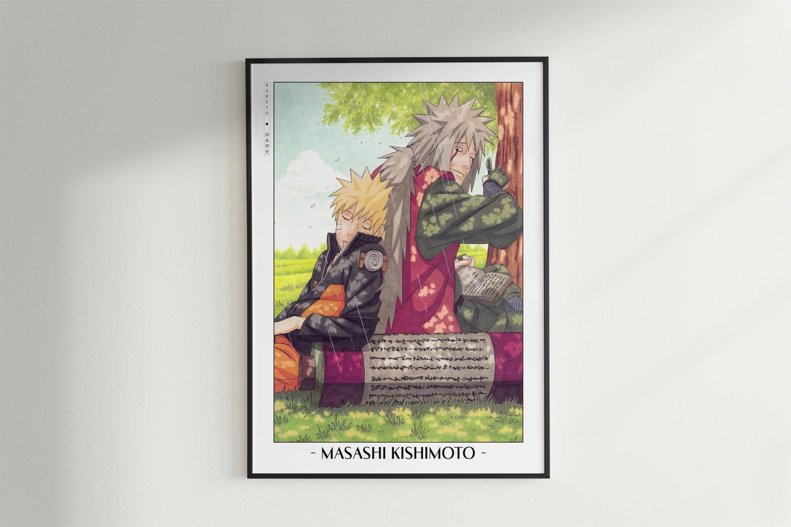 Anime Poster | Framed Masashi Kishimoto Art Prints - Etsy