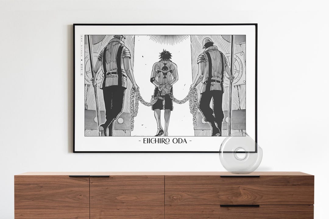 Anime Poster | Framed Eiichiro Oda Art Prints - Etsy