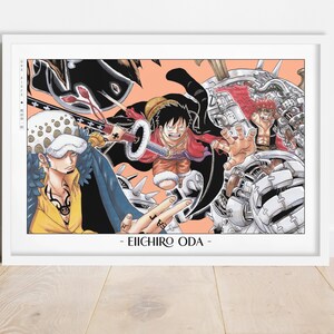 Anime Poster | Framed Eiichiro Oda Art Prints - Etsy