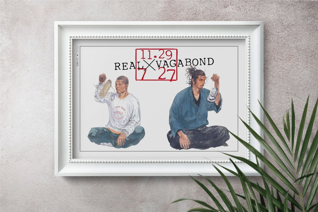 Vagabond X Real Manga Wall Art Manga Artwork, Basketball Print, Manga ...