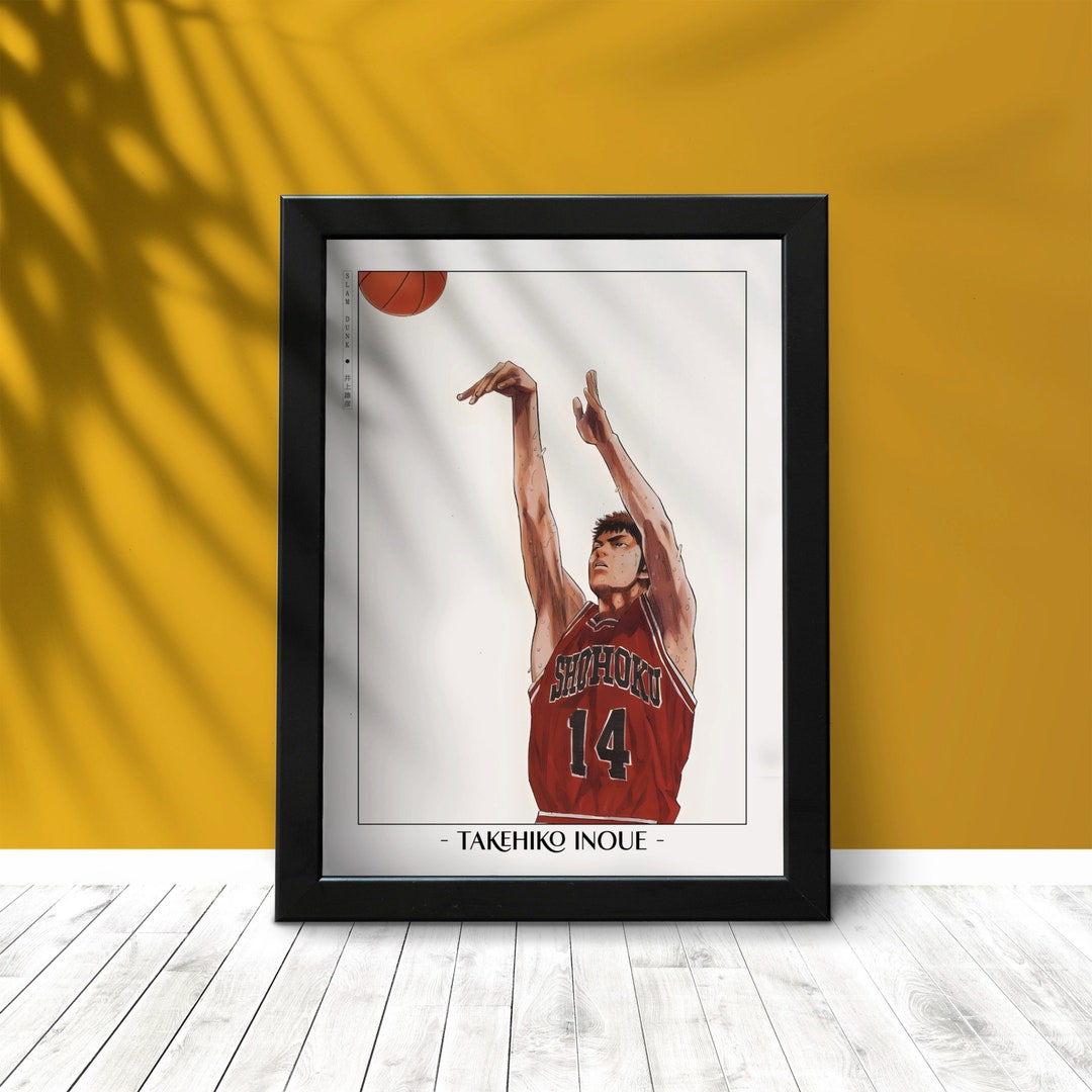 Slam Dunk Manga Art Print Basketball Poster, Sakuragi Wall Art, Sports ...