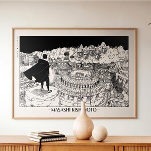 Anime Poster | Framed Masashi Kishimoto Art Prints - Etsy