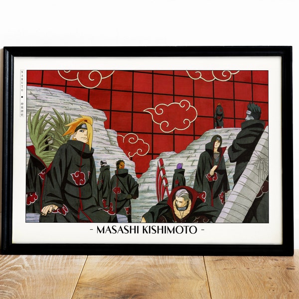 Naruto Akatsuki Painting - Etsy