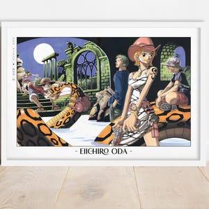 Anime Poster | Framed Eiichiro Oda Art Prints - Etsy