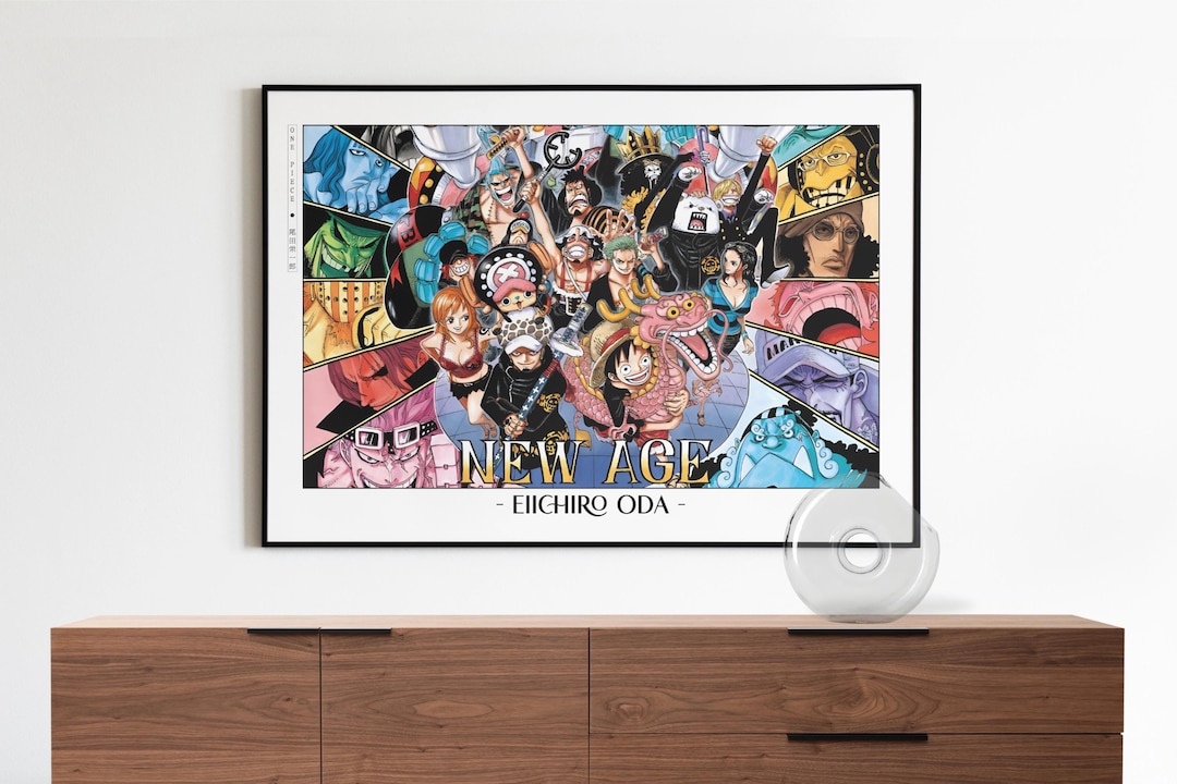 Shonen Anime Poster | Eiichiro Oda Art Print, Japanese Manga Wall Art ...