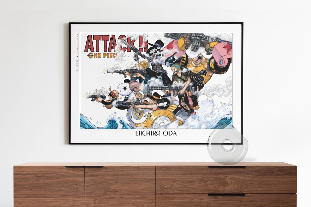 Shonen Anime Poster | Eiichiro Oda Art Print, Japanese Manga Wall Art ...