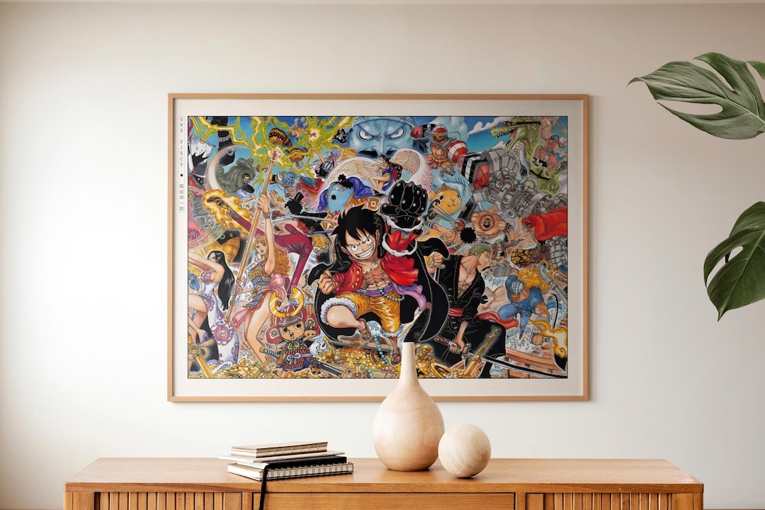 Shonen Anime Poster | Eiichiro Oda Art Print, Japanese Manga Wall Art ...