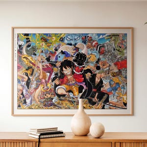Shonen Anime Poster | Eiichiro Oda Art Print, Japanese Manga Wall Art ...