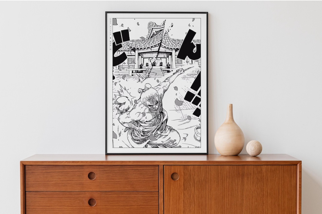 Shonen Anime Poster | Eiichiro Oda Art Print, Japanese Manga Wall Art ...