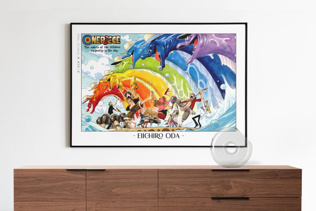 Anime Poster | Framed Eiichiro Oda Art Prints - Etsy