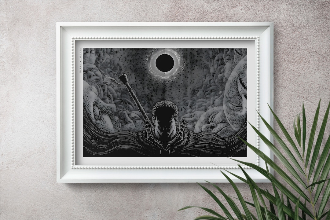 Berserk Manga Wall Art Scary Art Print, Miura Wall Decor, Dark Art ...