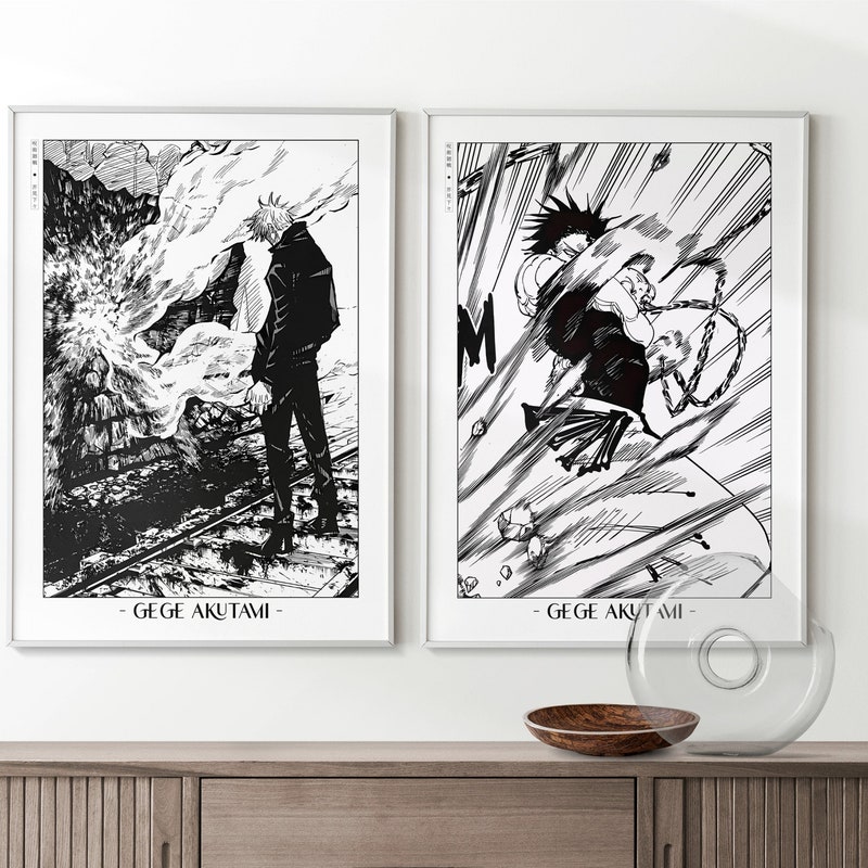 Gojo Satoru Manga Panels - Etsy