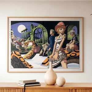 Anime Wall Art | Eiichiro Oda Manga Poster and Frame - Etsy
