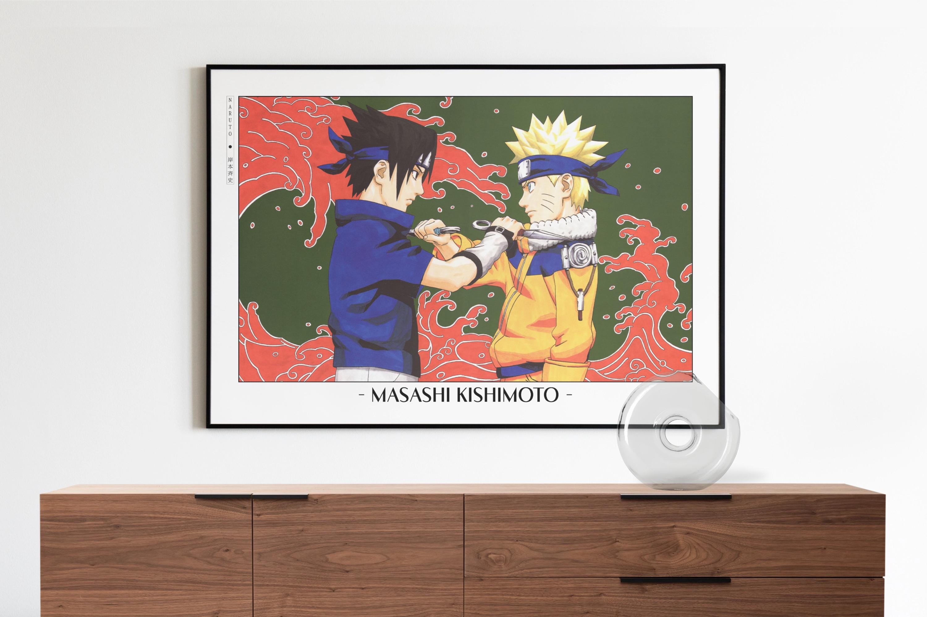 Anime Poster | Framed Masashi Kishimoto Art Prints - Etsy