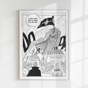 Anime Wall Art | Eiichiro Oda Manga Poster and Frame - Etsy